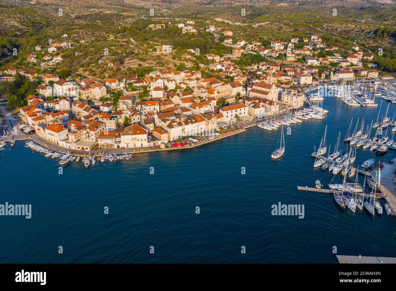 Brac island croatia aerial hi-res stock photography and images - Alamy