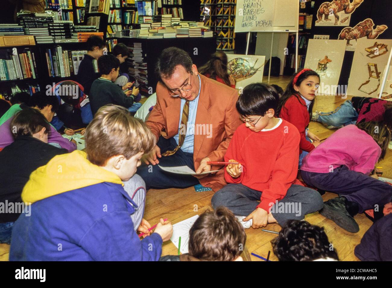 Ted Dewan at the launch of his book “Inside a Whale” at Waterstones on ...