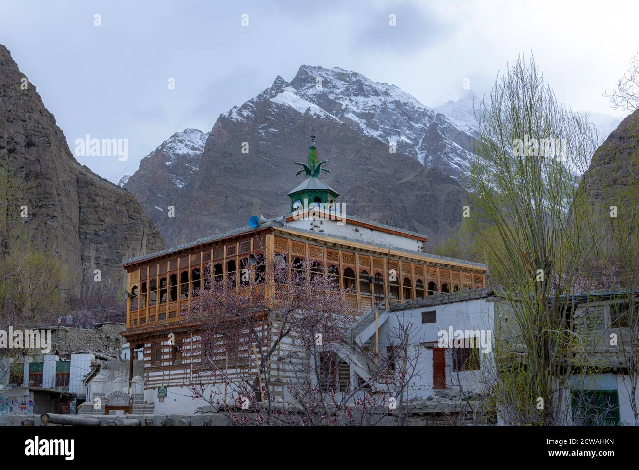 spring landscape photography of cherry blossom in northern areas of ...
