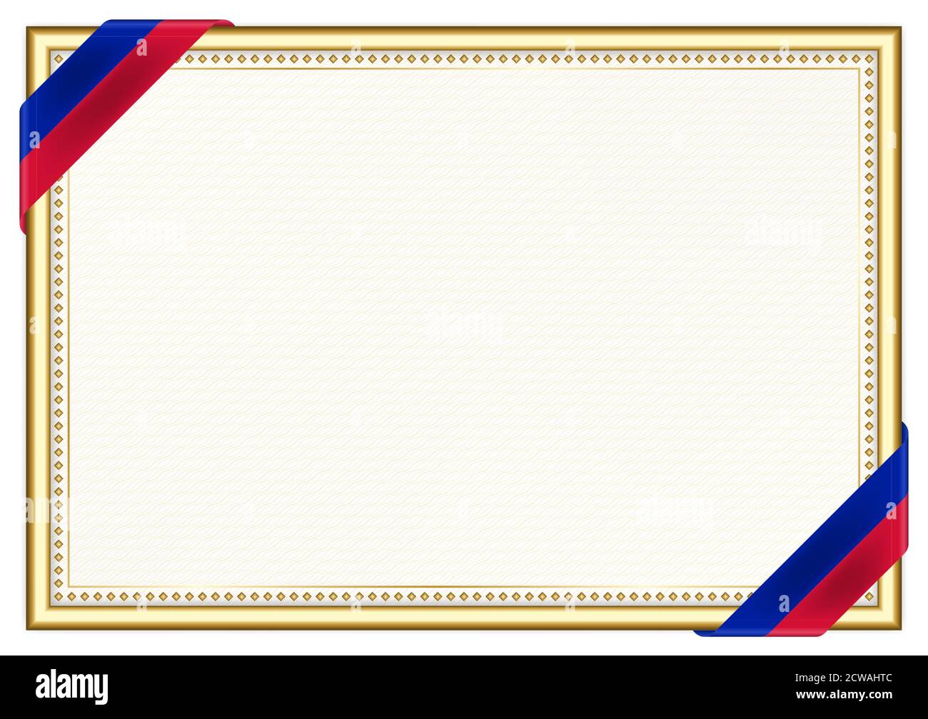 Horizontal frame and border with Haiti flag, template elements for your ...