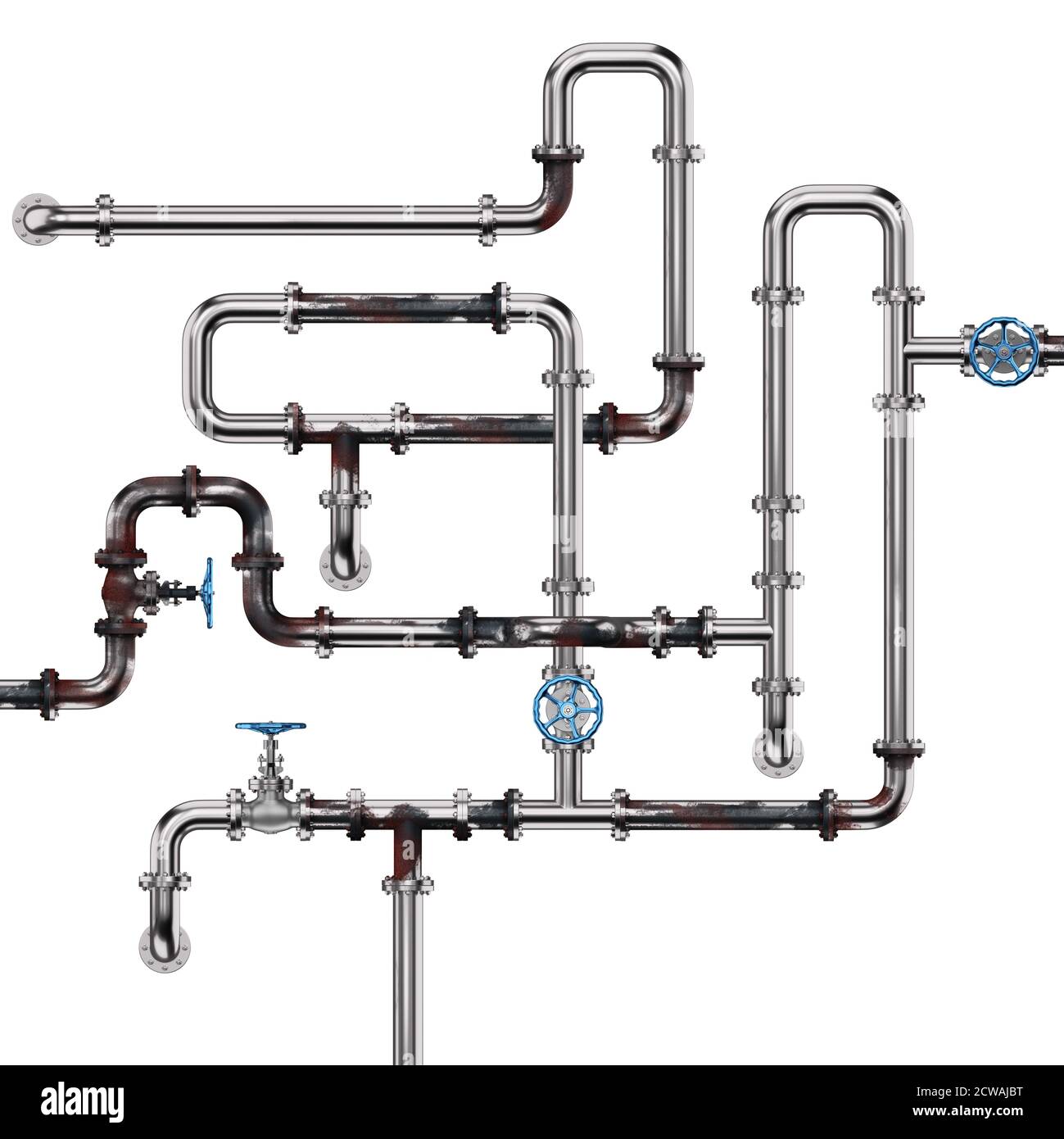 Industrial complex pipes hi-res stock photography and images - Alamy