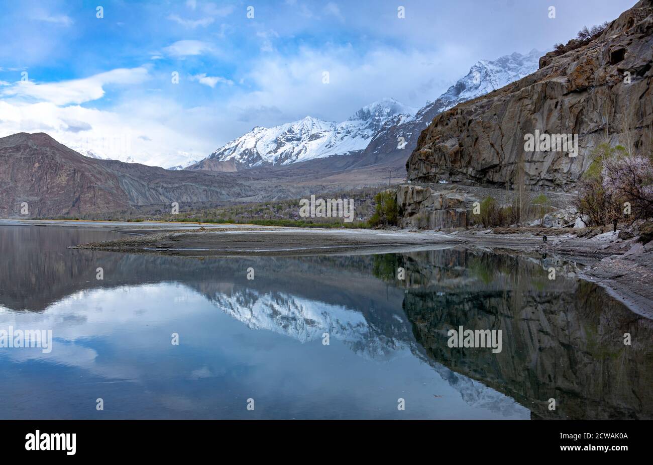 spring landscape photography of cherry blossom in northern areas of ...