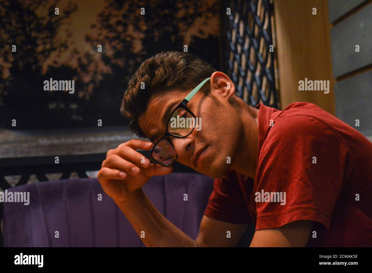 Indian boys giving poses for fashion photo shoot on studio with using ...