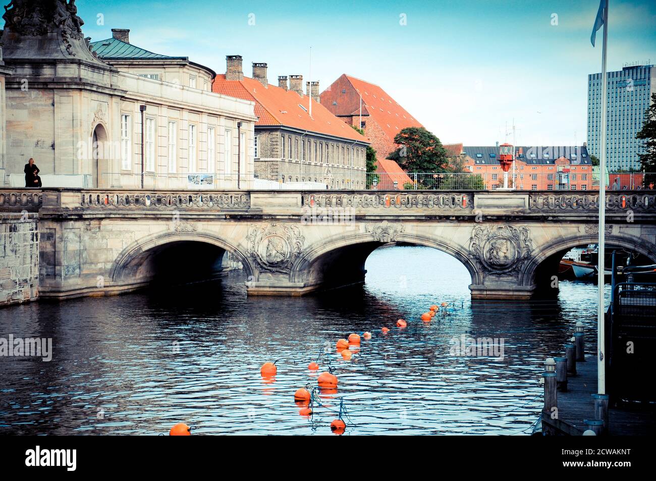 Copenhagen, Denmark - bridge on the river Stock Photo - Alamy