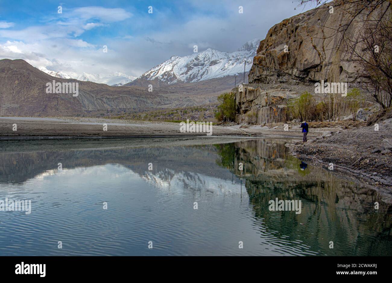 spring landscape photography of cherry blossom in northern areas of ...