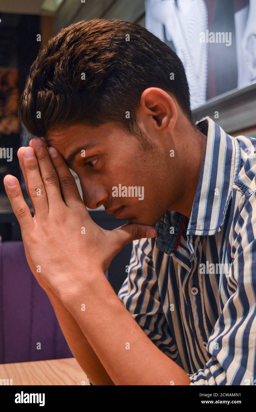 Indian boys giving poses for fashion photo shoot on studio with using ...