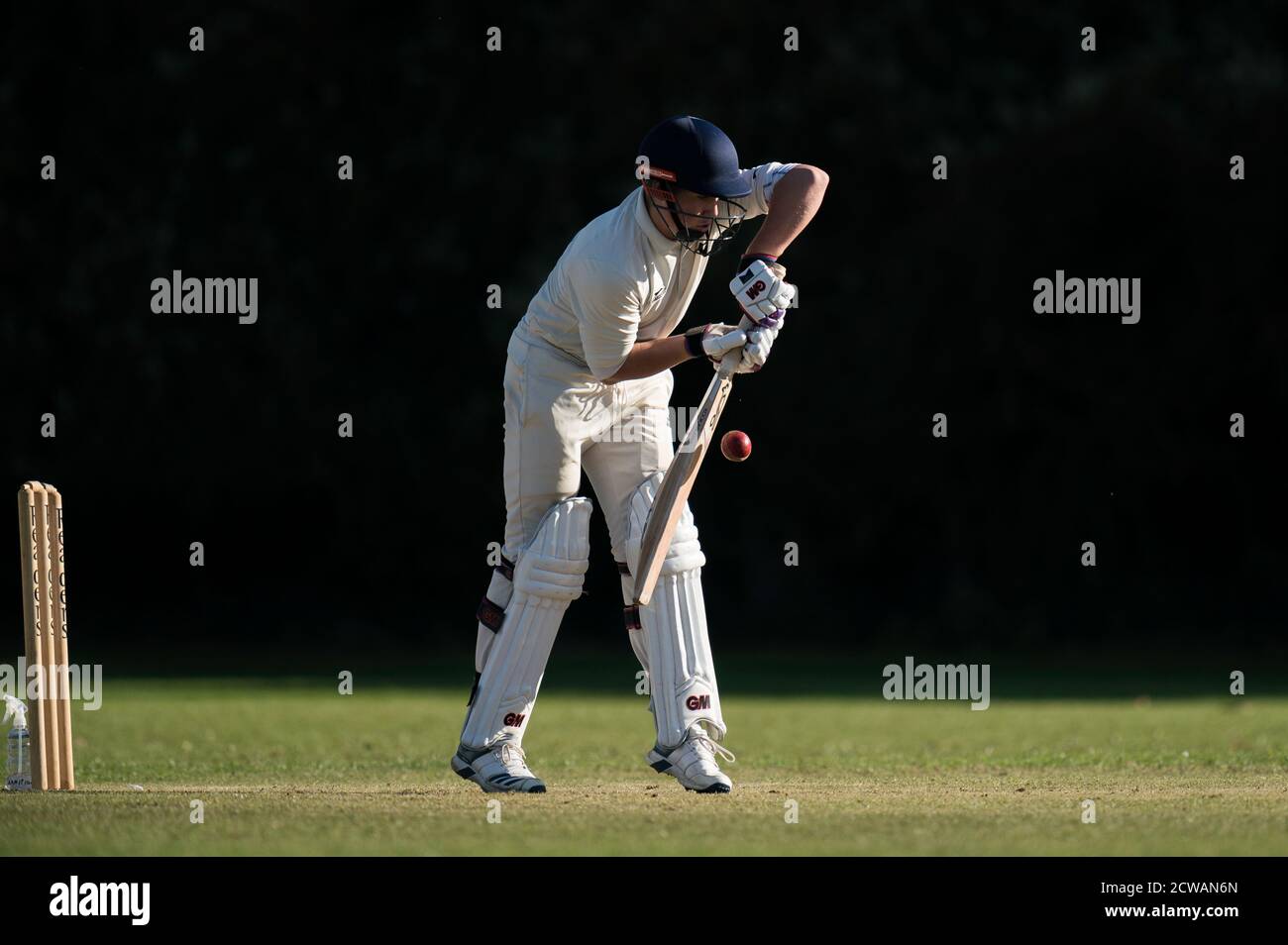Man in cricket gear hi-res stock photography and images - Alamy