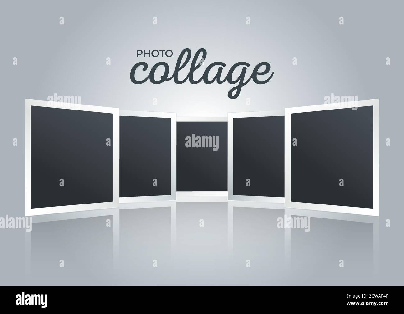 Template collage picture paper Stock Vector Images - Alamy