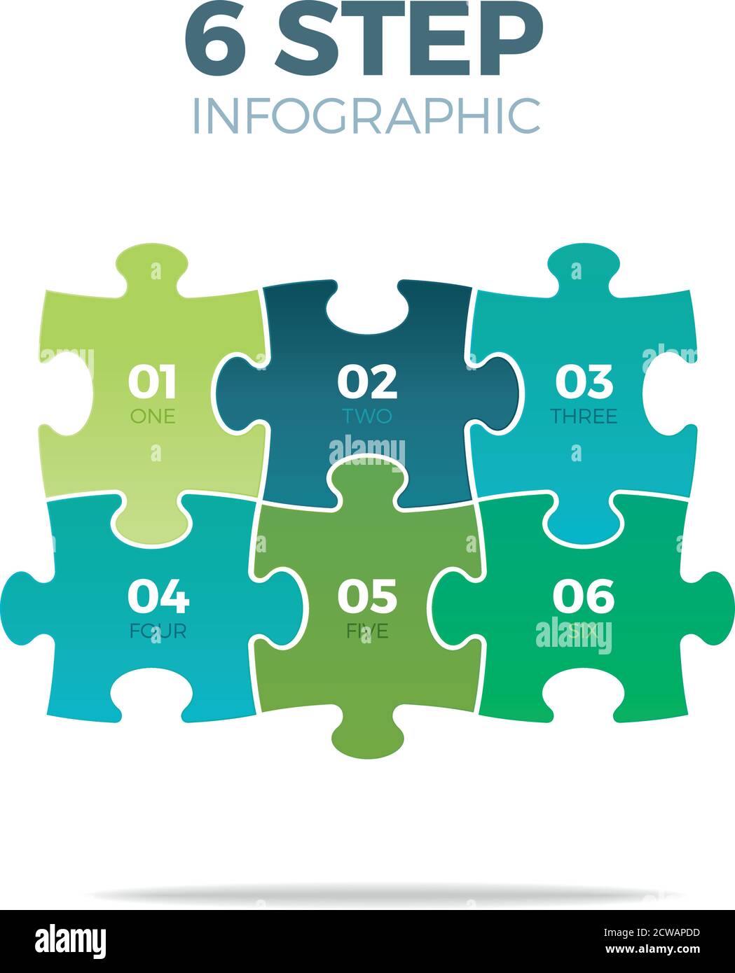 Infographic process steps six hi-res stock photography and images - Alamy
