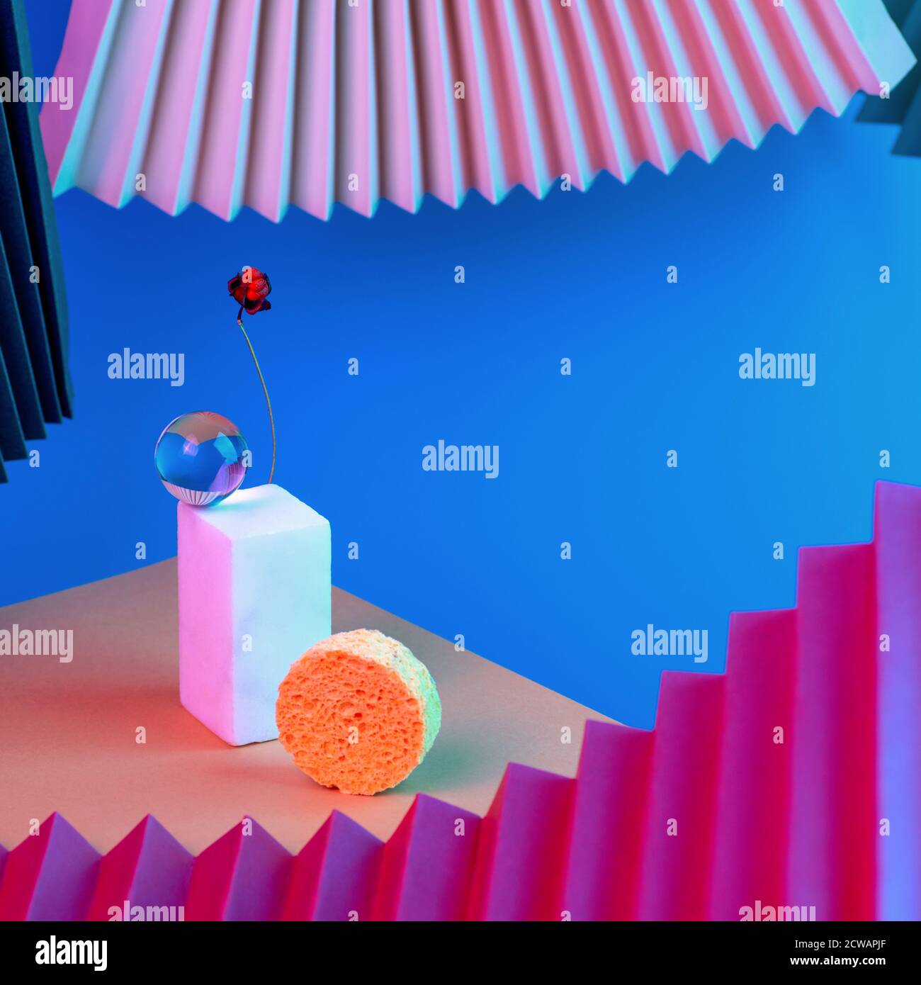 Form of a curtain with a paper hi-res stock photography and images - Alamy