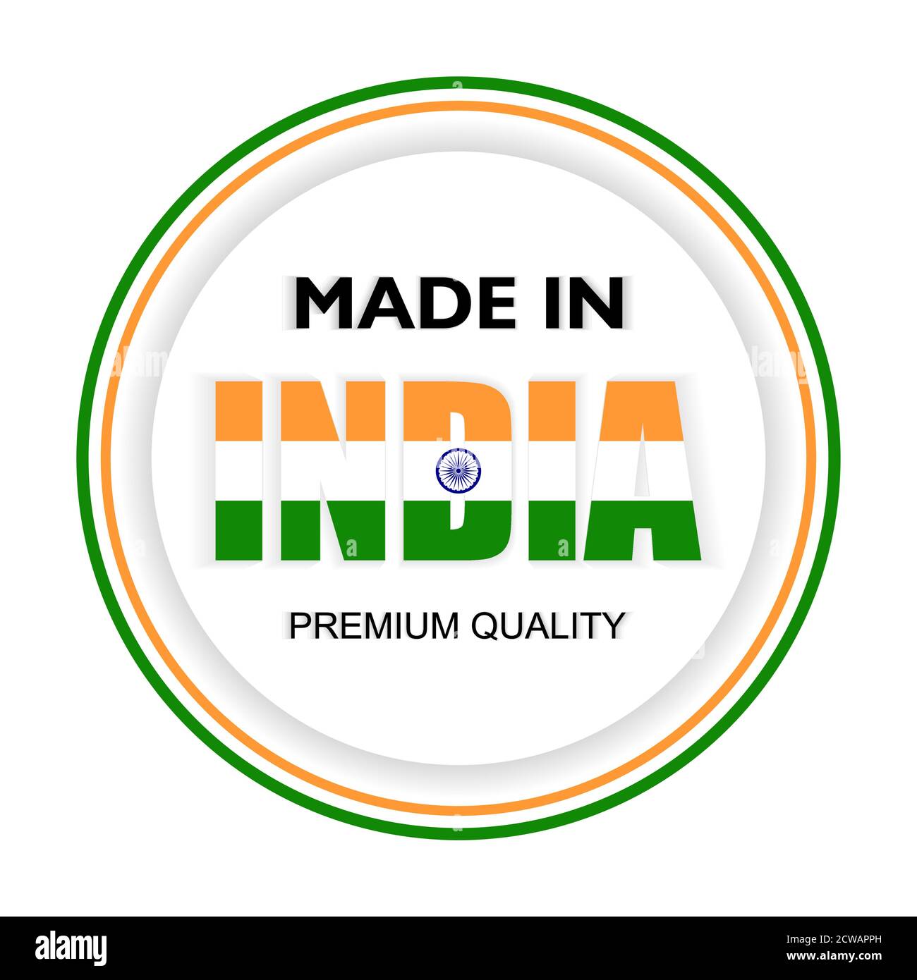 Vector illustration, Made in India, Premium Quality. Perfect for any ...