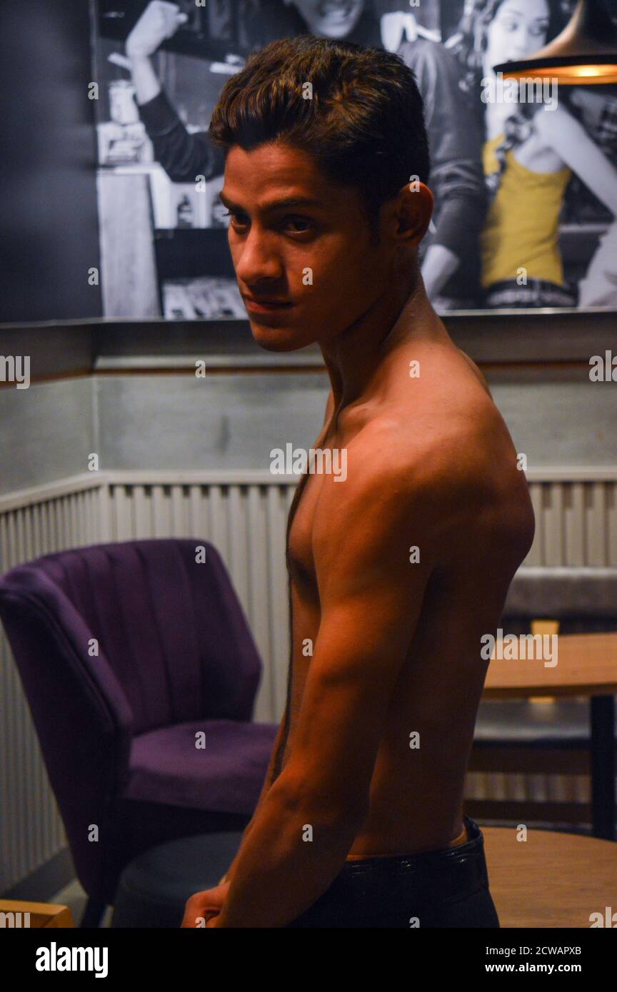 Indian boys giving poses for fashion photo shoot on studio with using ...