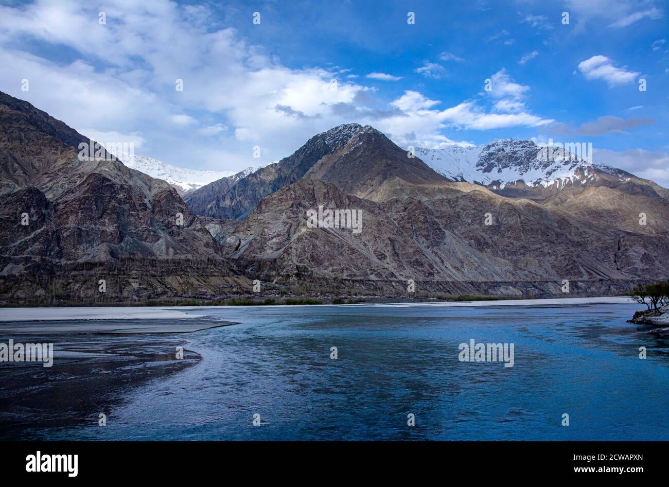 spring landscape photography of cherry blossom in northern areas of ...