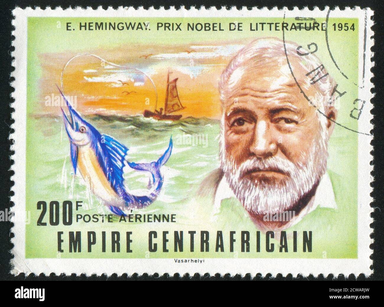 CENTRAL AFRICAN REPUBLIC - CIRCA 1977: stamp printed by Central African ...