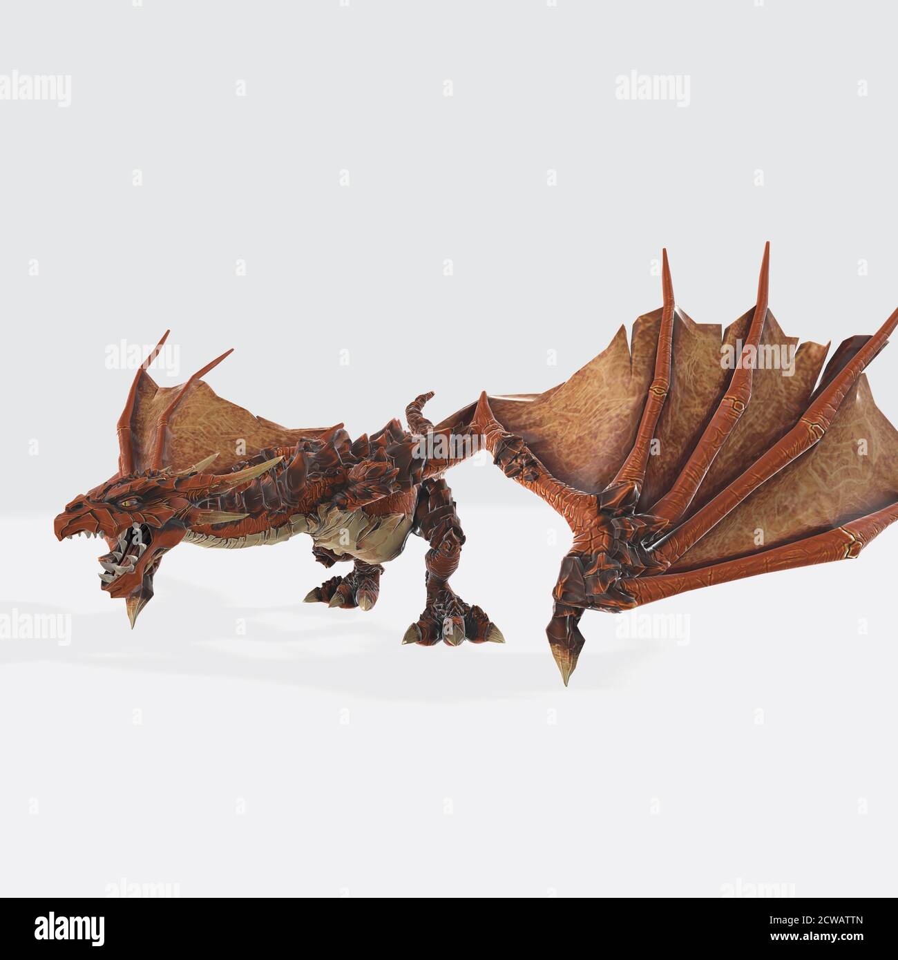 Angry dragon cartoon High Resolution Stock Photography and Images - Alamy