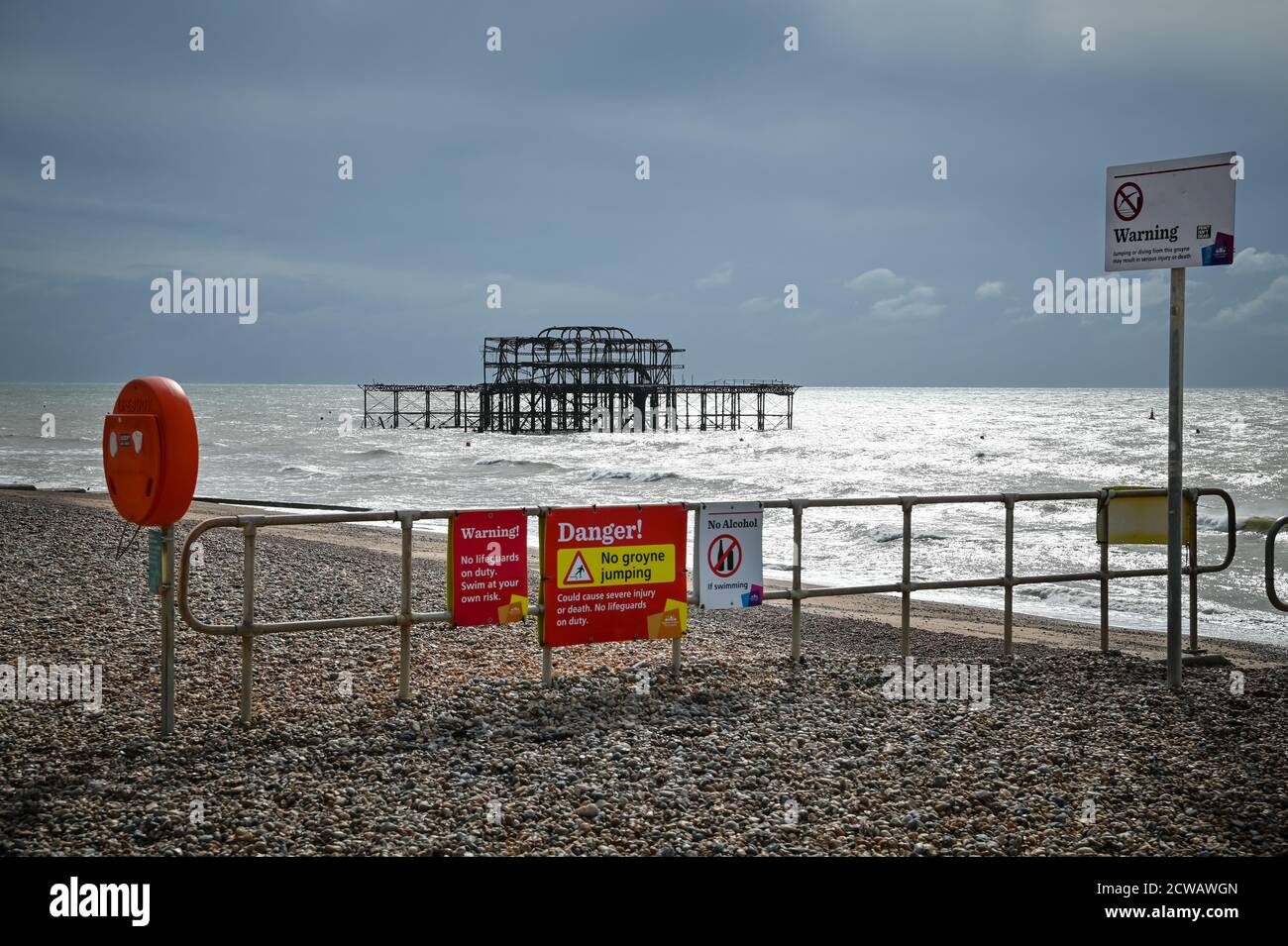 Safety brighton beach hi-res stock photography and images - Alamy
