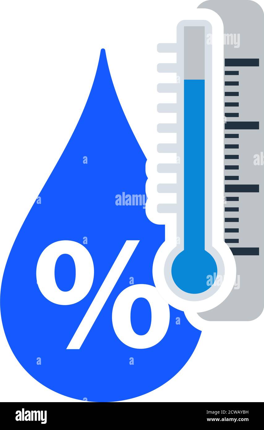 Relative humidity Stock Vector Images - Alamy