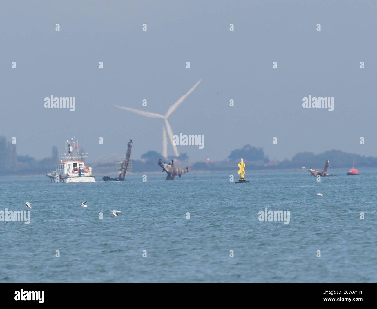 Sheerness, Kent, UK. 29th September, 2020. The annual multibeam sonar ...
