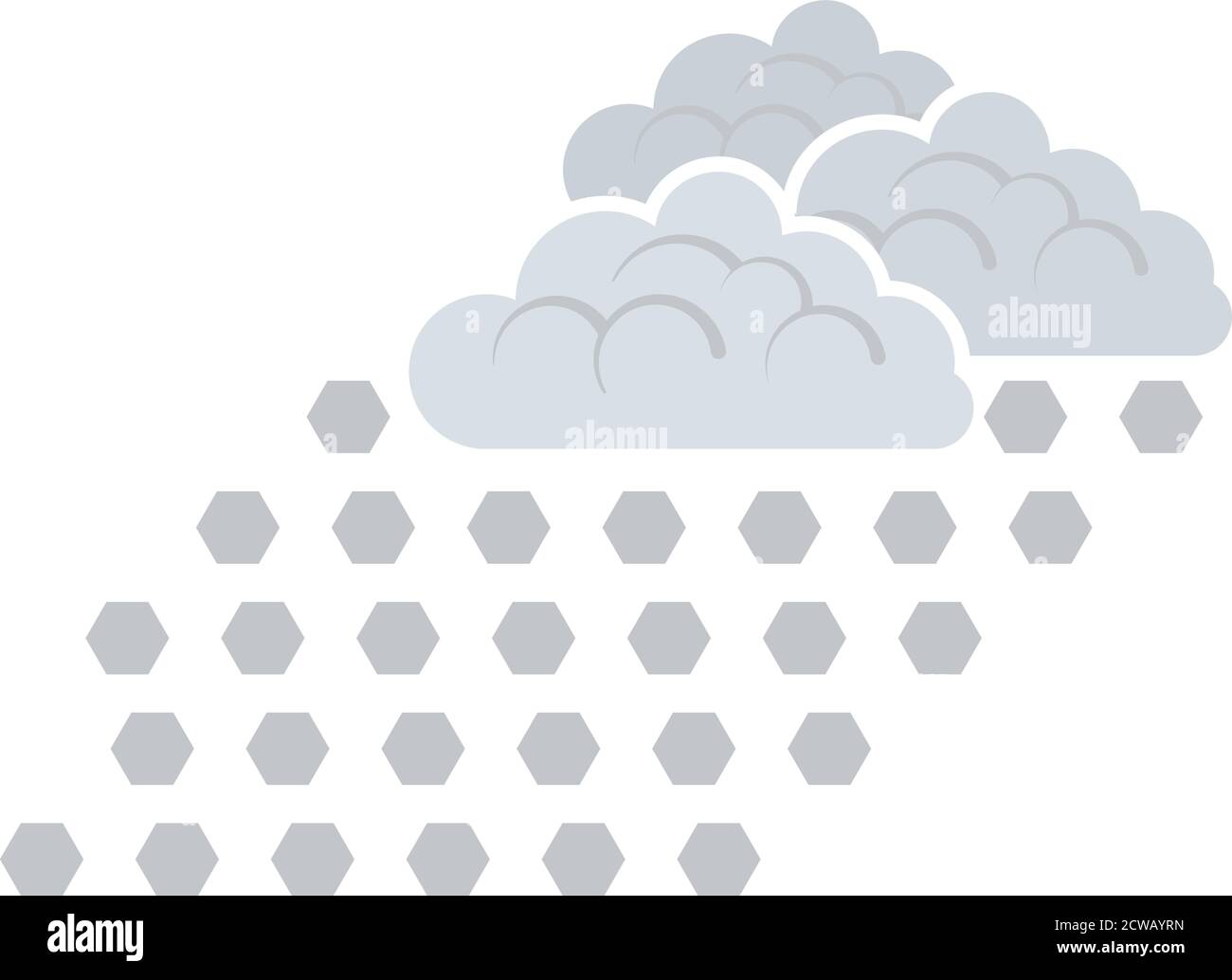 Hail storm Cut Out Stock Images & Pictures - Alamy