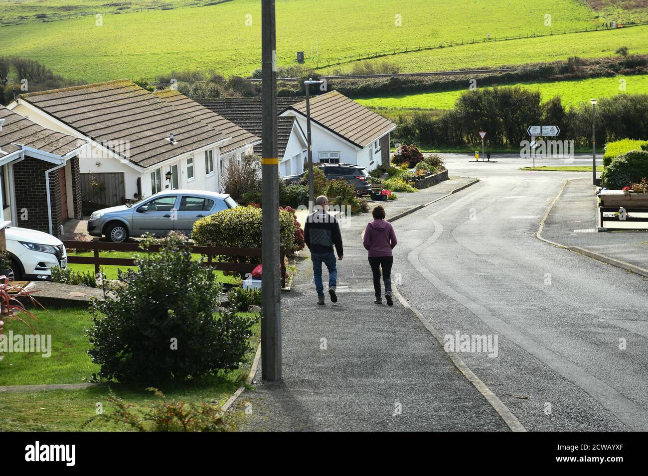 Penally, Wales, Tuesday, September 23rd 2020 the Penally MOD camp just ...