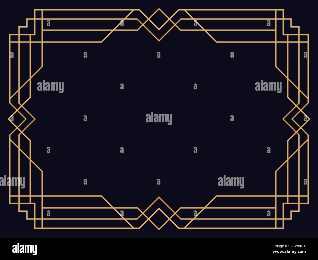 Art deco decorative frame 1930s hi-res stock photography and images - Alamy