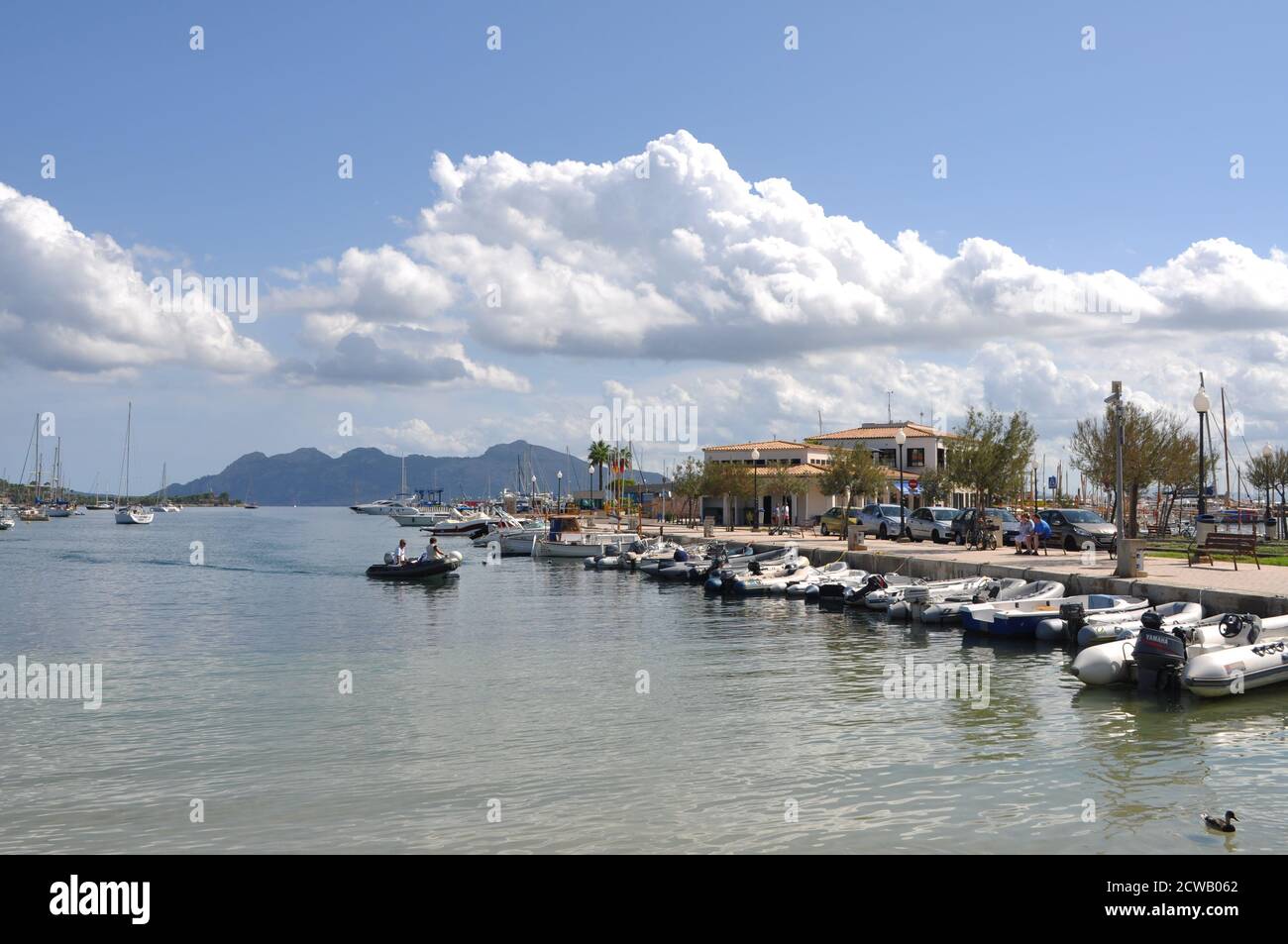 Harbour at Puerto Pollensa Majorca Stock Photo - Alamy