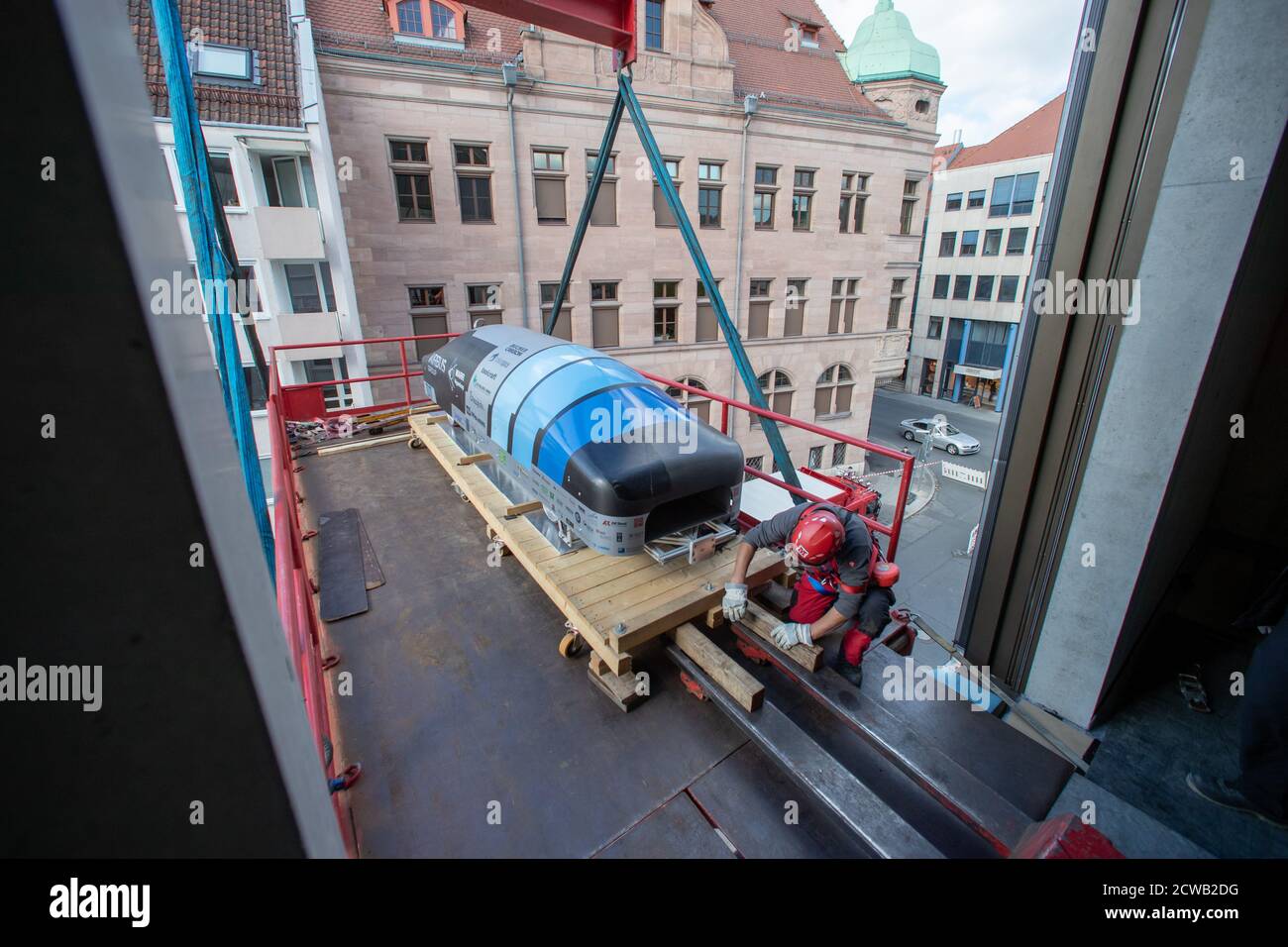Nuremberg, Germany. 29th Sep, 2020. A prototype for the Hyperloop ...