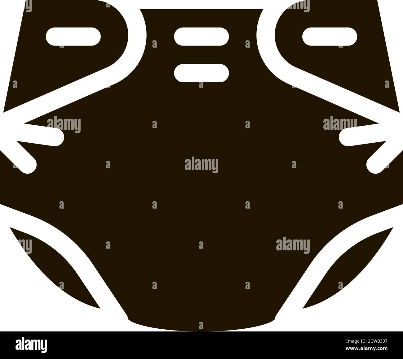 Childhood Nappy Icon Vector Glyph Illustration Stock Vector Image & Art ...