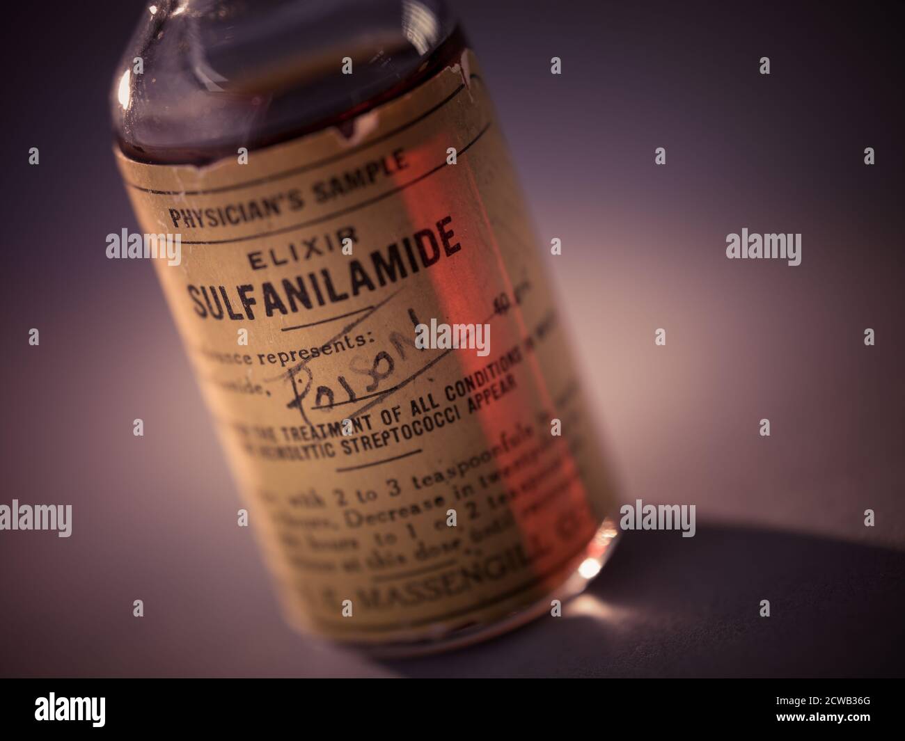 Elixir sulfanilamide hi-res stock photography and images - Alamy