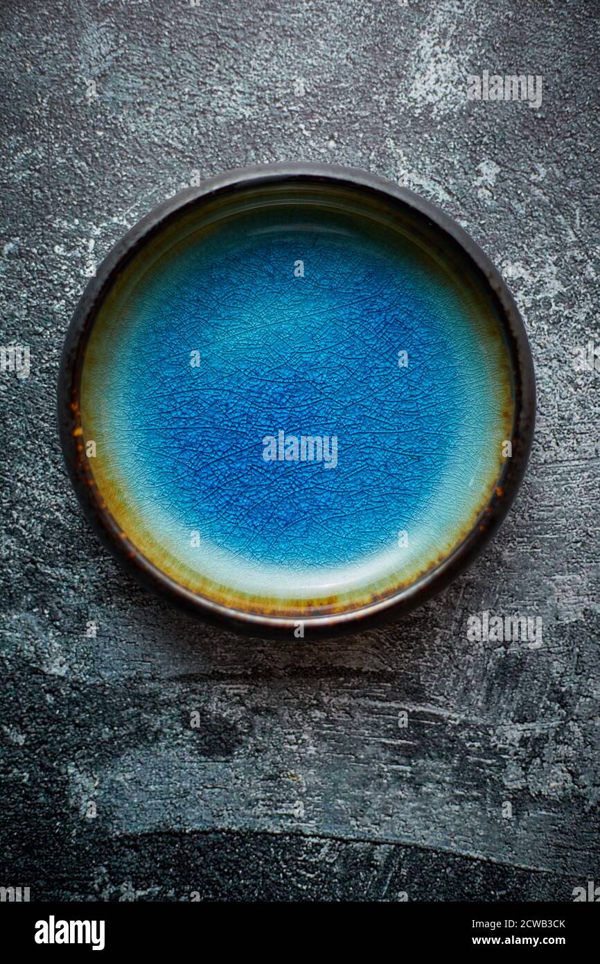 Rustic blue pottery hi-res stock photography and images - Alamy