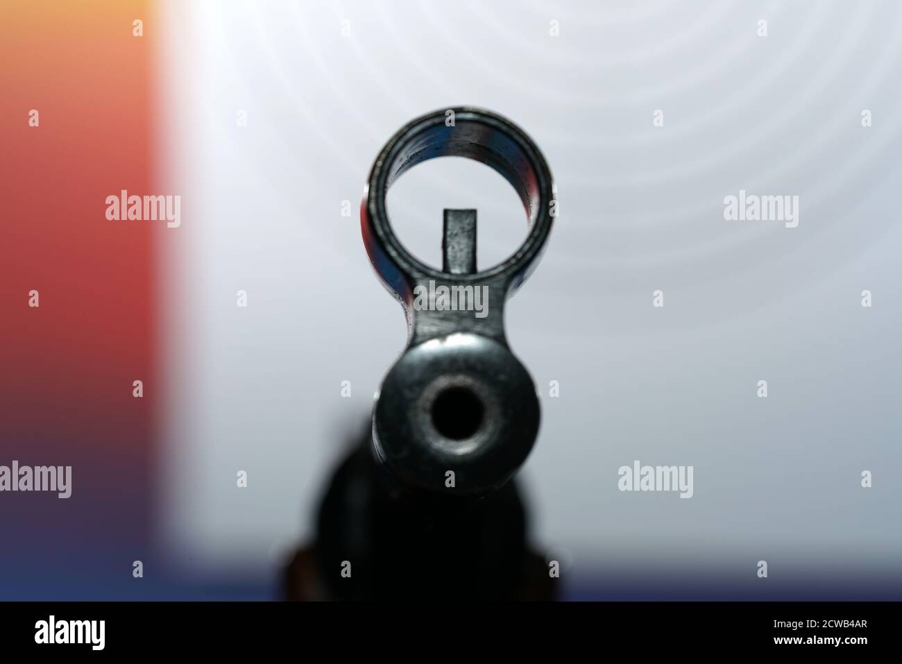 Closeup shot of a gun barrel Stock Photo - Alamy