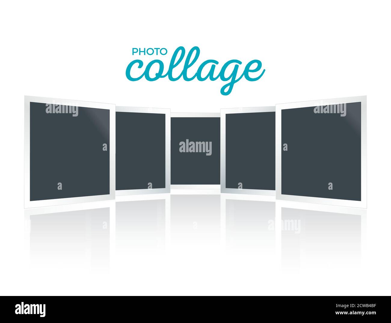 Vector square photo collage Stock Vector Image & Art - Alamy