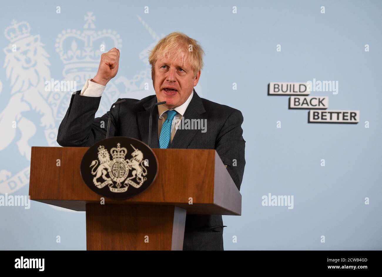 Boris johnson build back better hi-res stock photography and images - Alamy