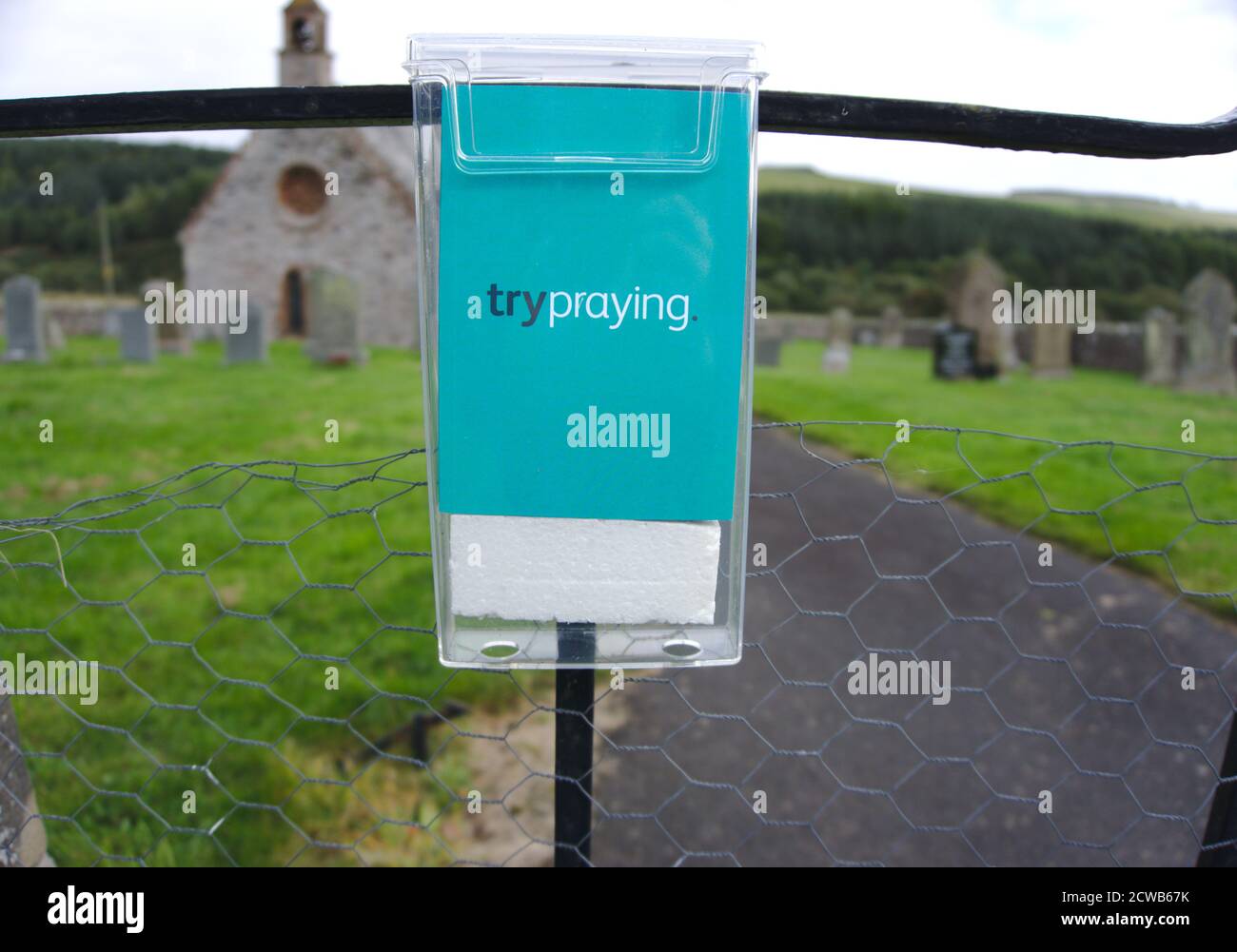 Try praying sign hi-res stock photography and images - Alamy