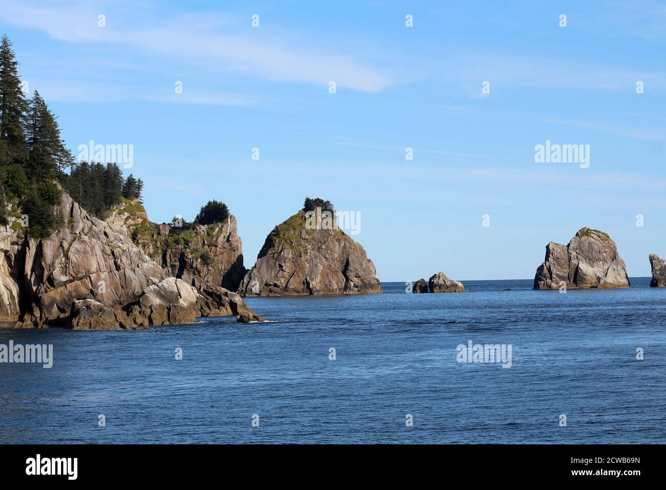 Alaska landscape in Resurrection Bay Stock Photo - Alamy