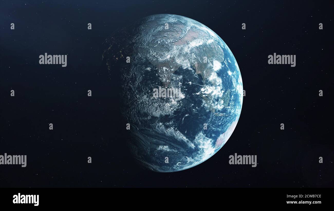 Earth from space realistic europe hi-res stock photography and images ...