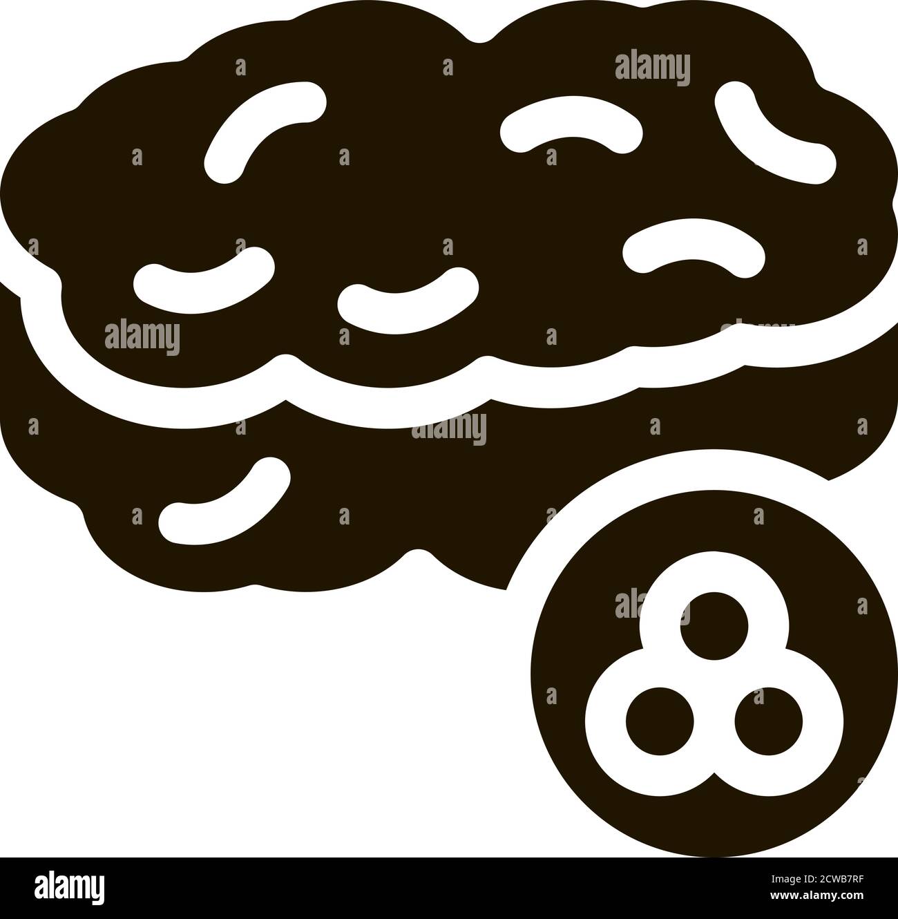 Caviar Nutrition Icon Vector Glyph Illustration Stock Vector Image ...