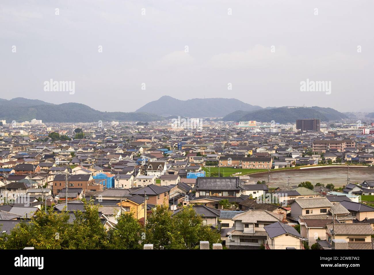 Provincial Japan, suburban area in Michinoue, Fukuyama, Hiroshima ...
