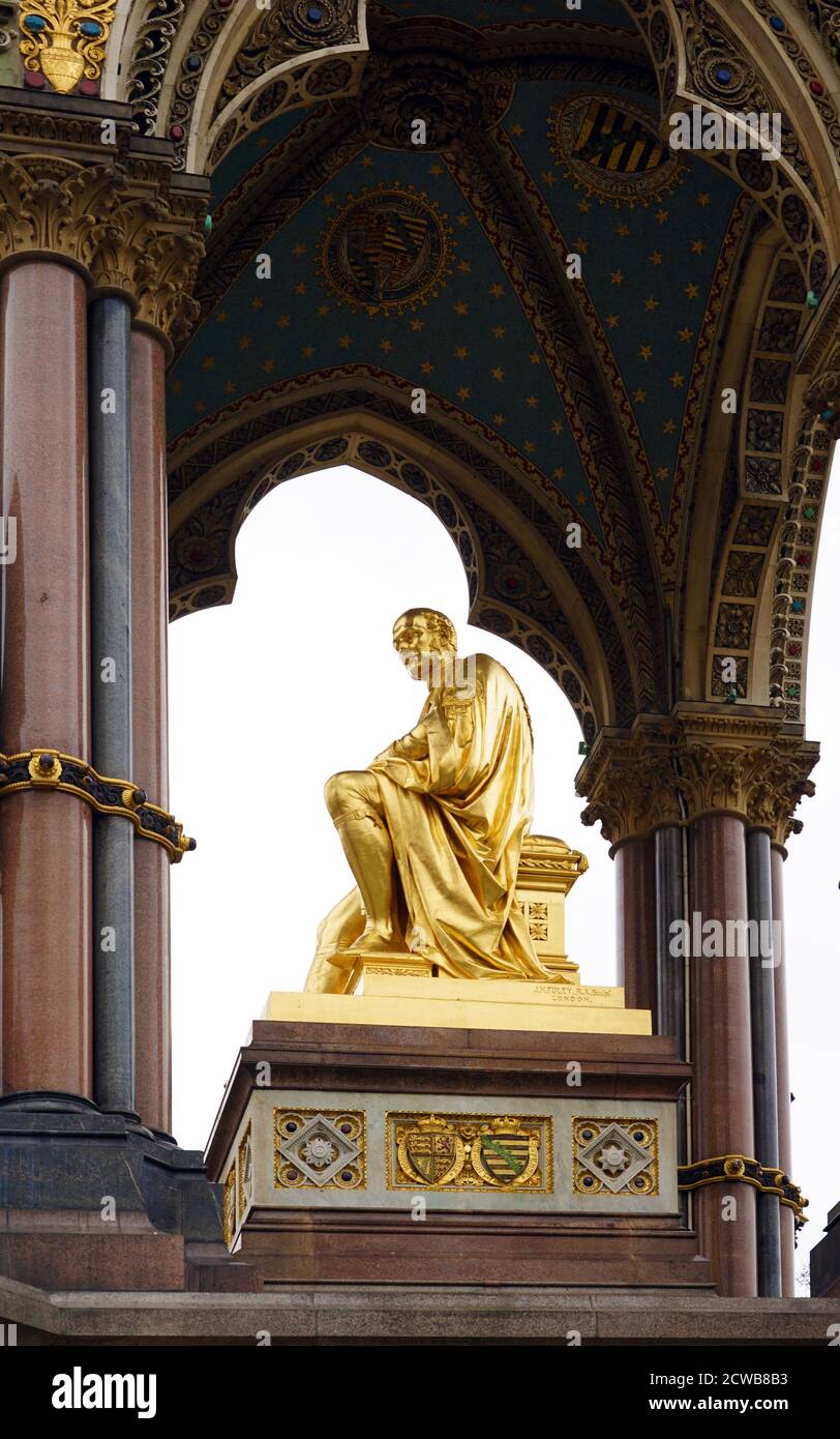 The Albert Memorial in Kensington Gardens, London Stock Photo - Alamy