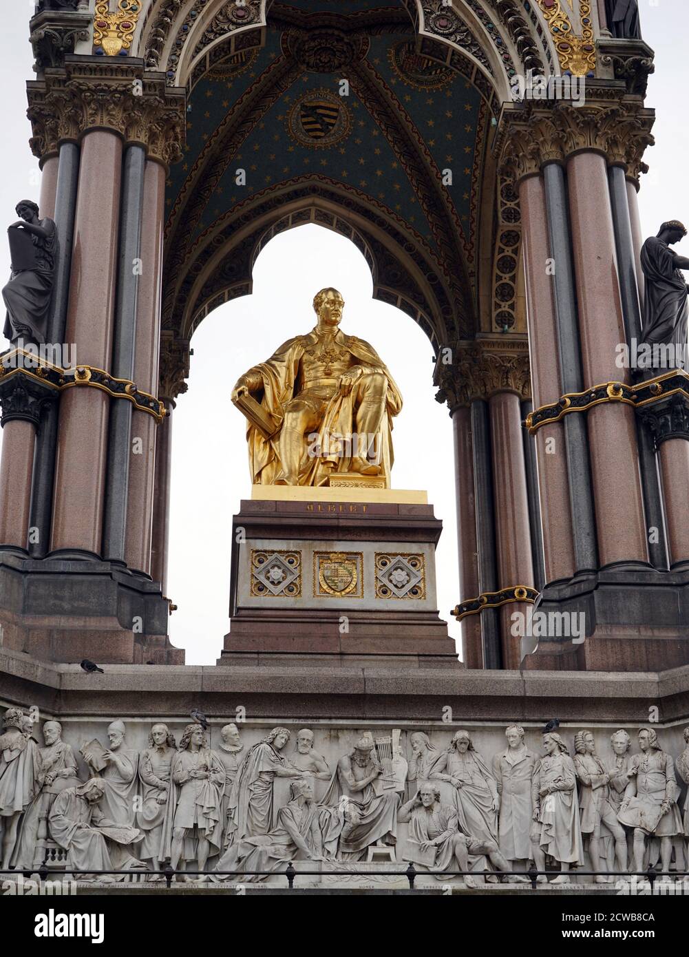 The Albert Memorial in Kensington Gardens, London Stock Photo - Alamy
