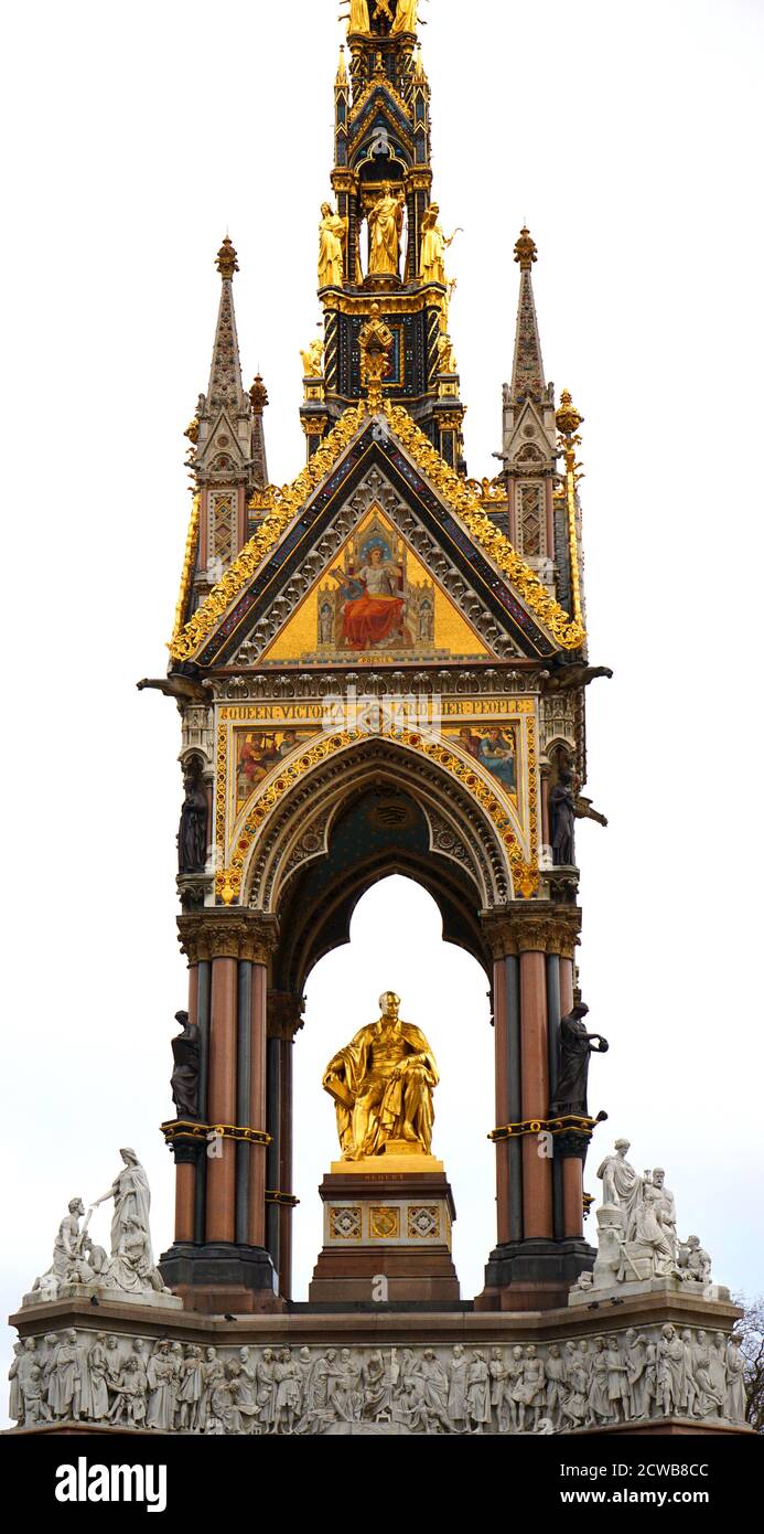 The Albert Memorial in Kensington Gardens, London Stock Photo - Alamy