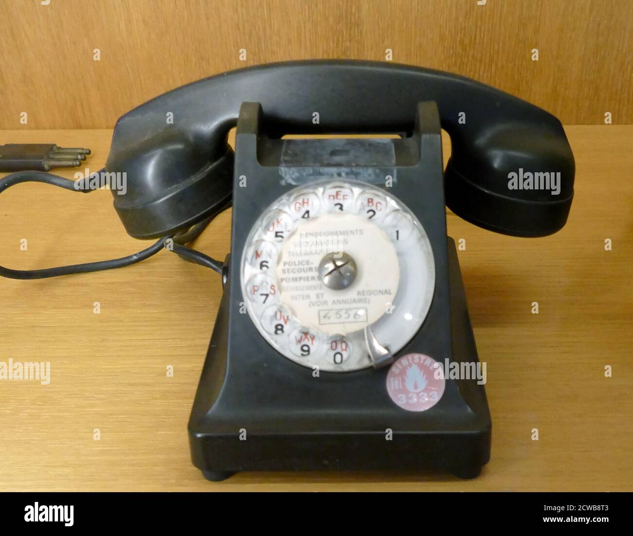French telephone with dial. Circa 1942, World War Two Stock Photo - Alamy