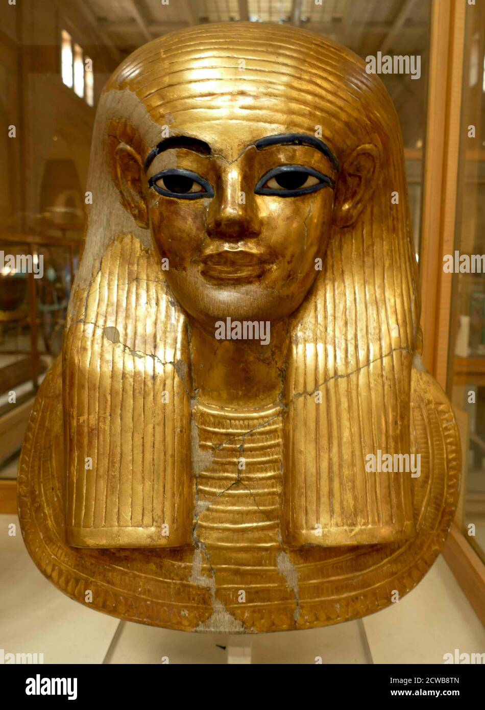 The death mask placed on a mummy Stock Photo - Alamy