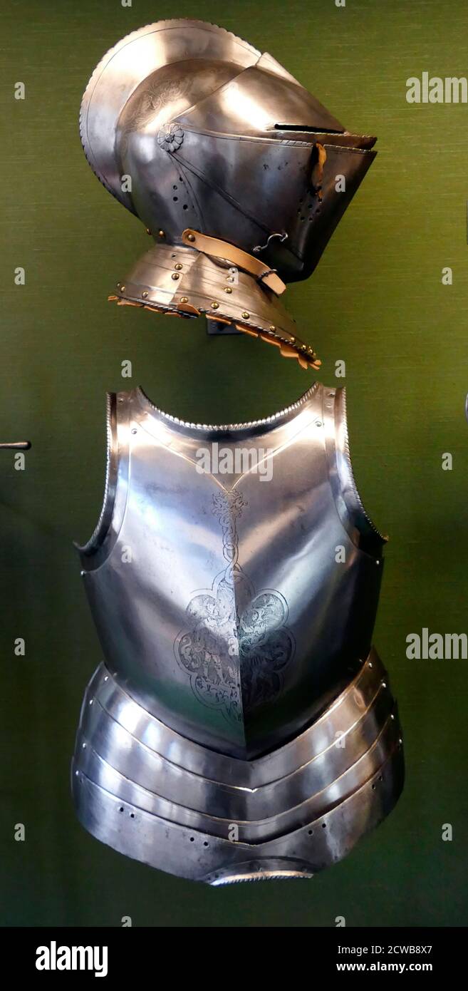 late 16th century Genoese armour Stock Photo - Alamy