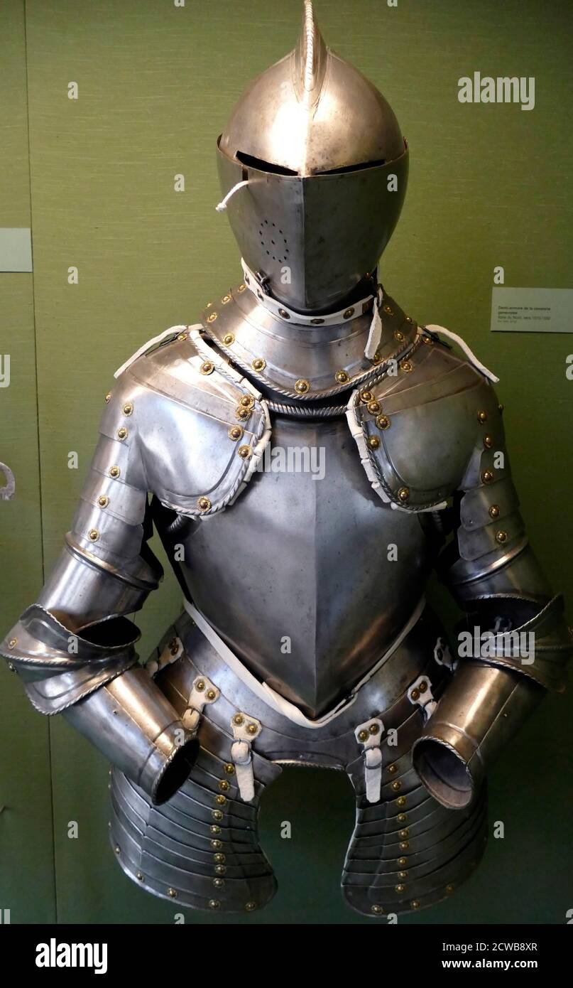 late 16th century Genoese armour Stock Photo - Alamy