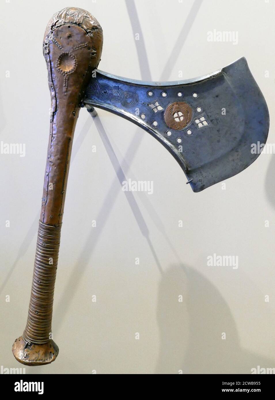 Ceremonial axe, Democratic Republic of the Congo. Sankura culture. 19th ...