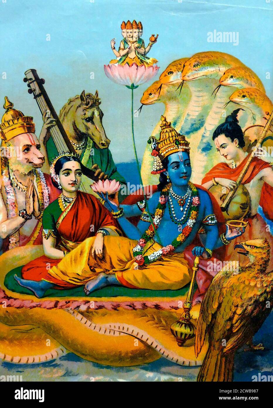 Garuda vishnu hi-res stock photography and images - Alamy