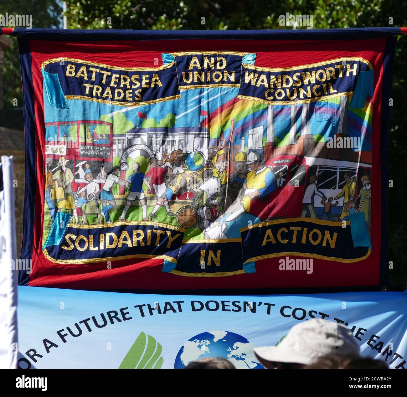 Trade union banner hi-res stock photography and images - Alamy