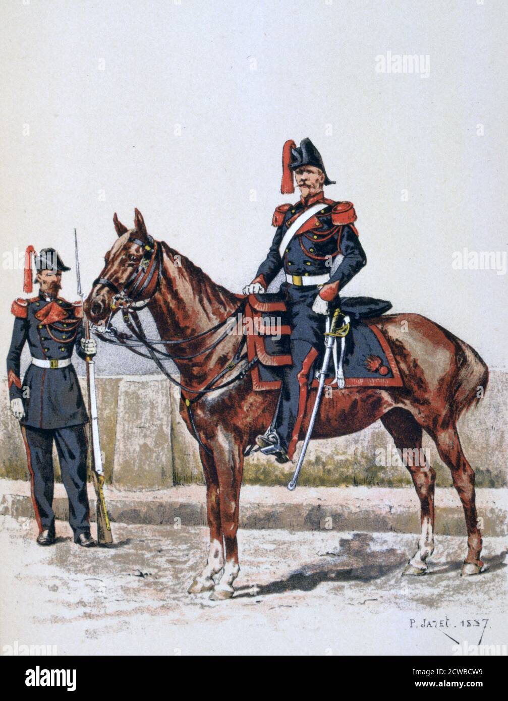 Histoire des corps de troupes de la ville de paris hi-res stock ...