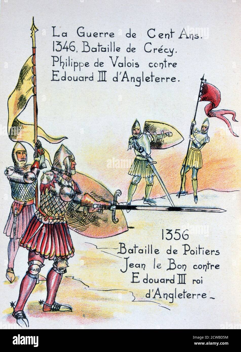 Battles of the The Hundred Years War. The Battles of Crecy (1346) and ...
